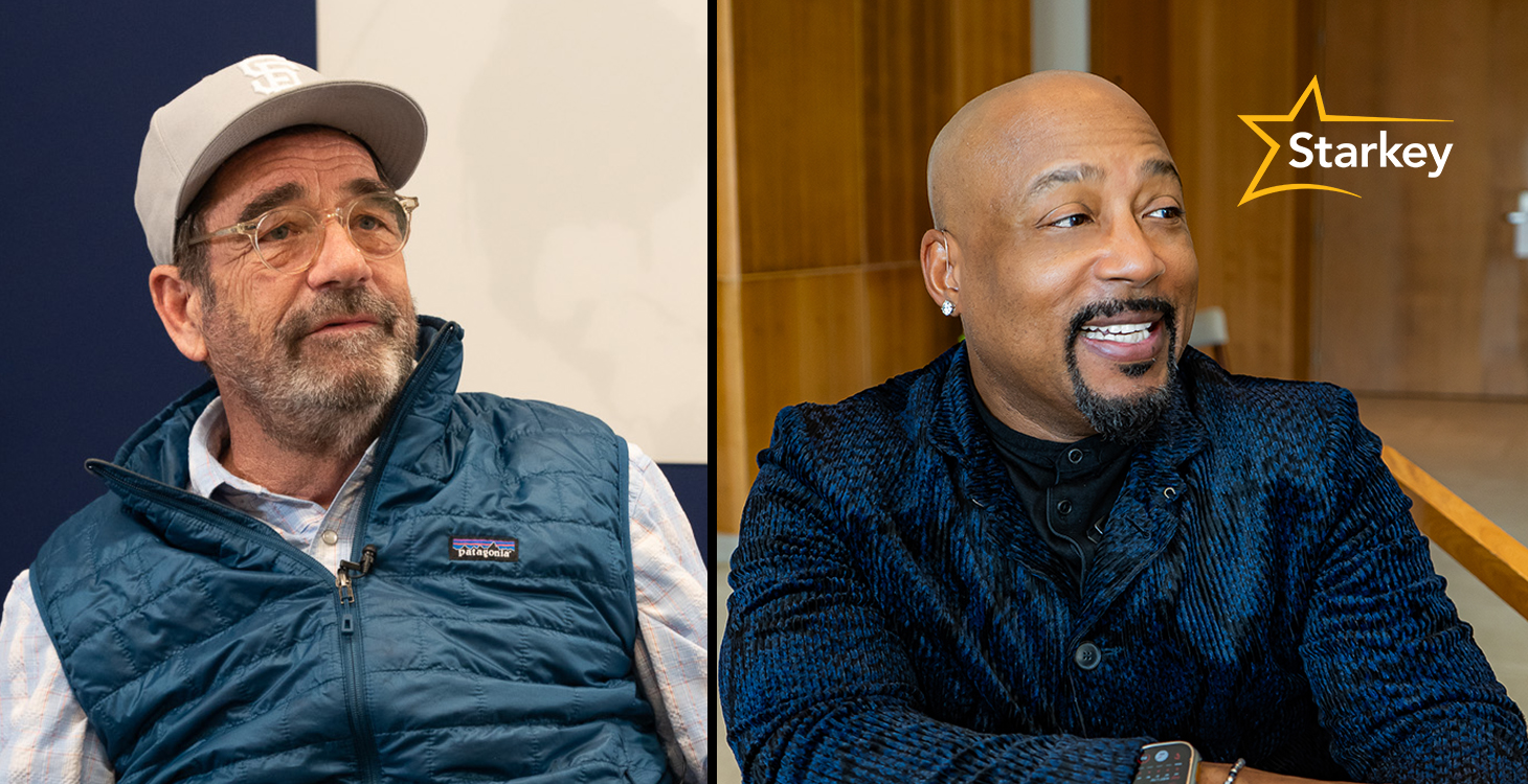 Huey Lewis & Daymond John Discuss Unmerited Hearing Aid Stigma