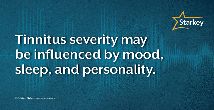 Tinnitus Severity May Be Influenced By Mood, Sleep, And Personality